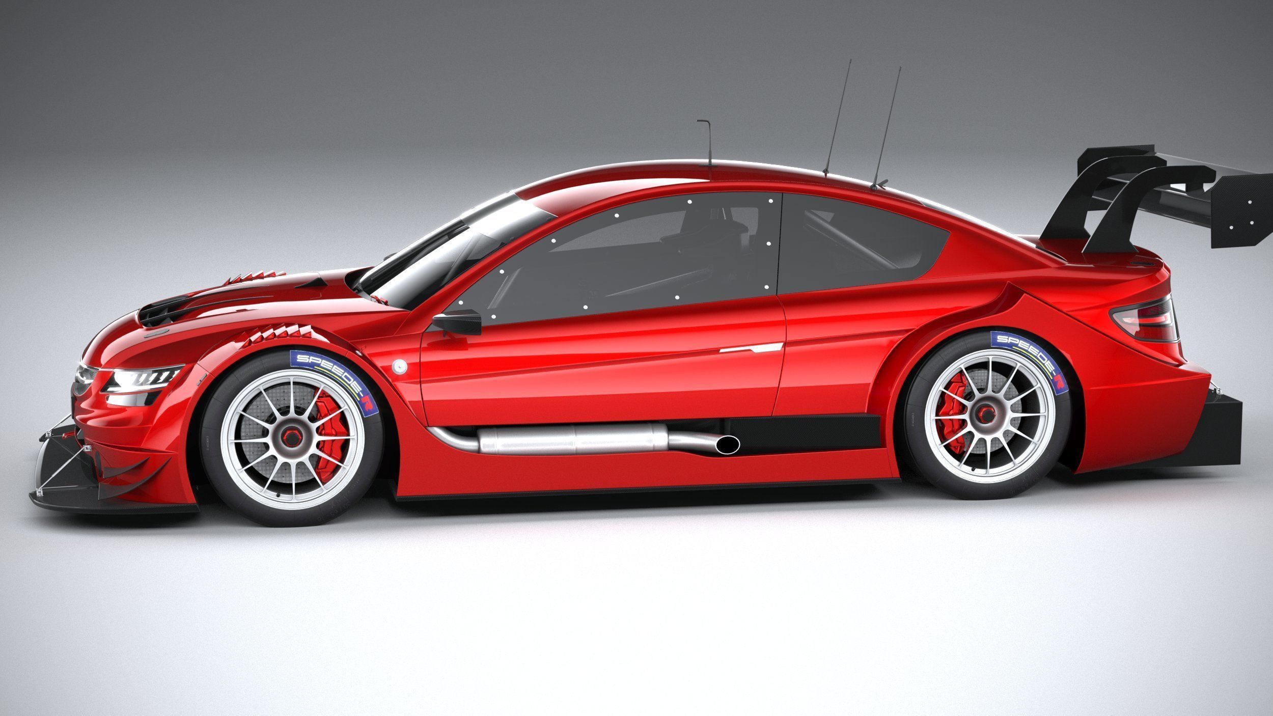 Generic Race Car DTM 2022 3D model | CGTrader