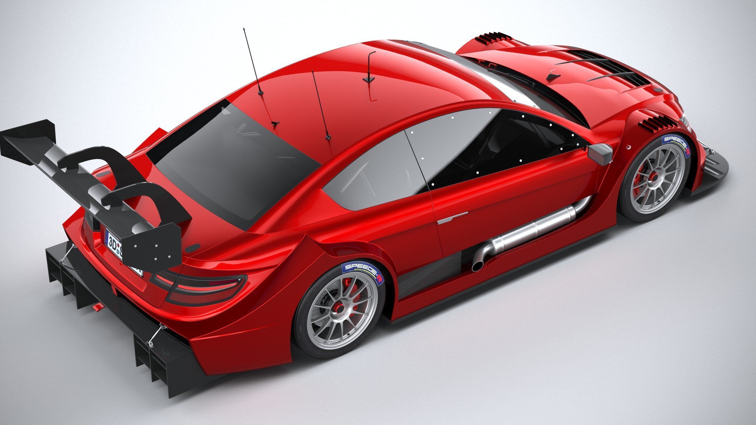 Generic Race Car DTM 2022 3D model | CGTrader