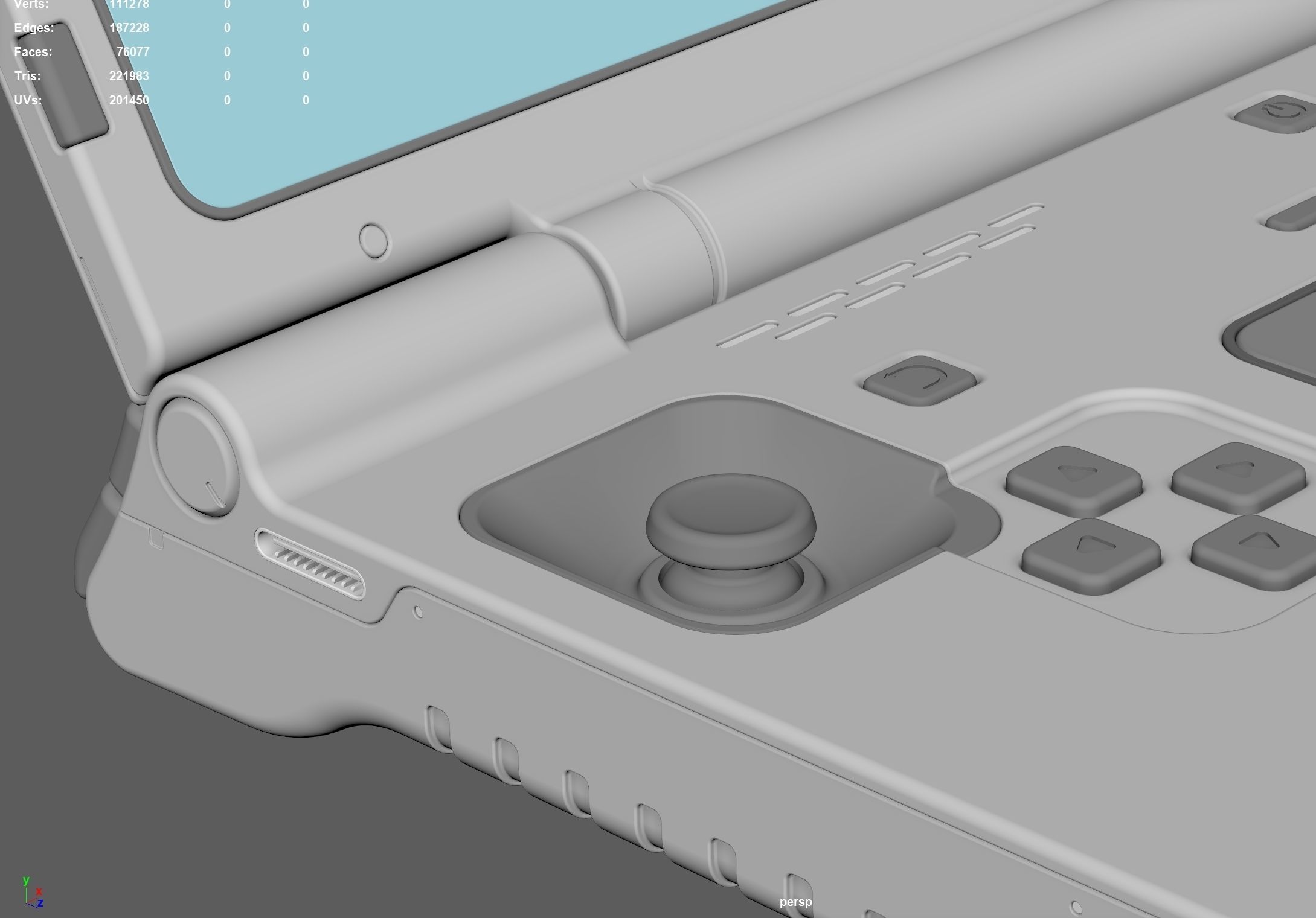 Portable Game Console Concept 3D model | CGTrader