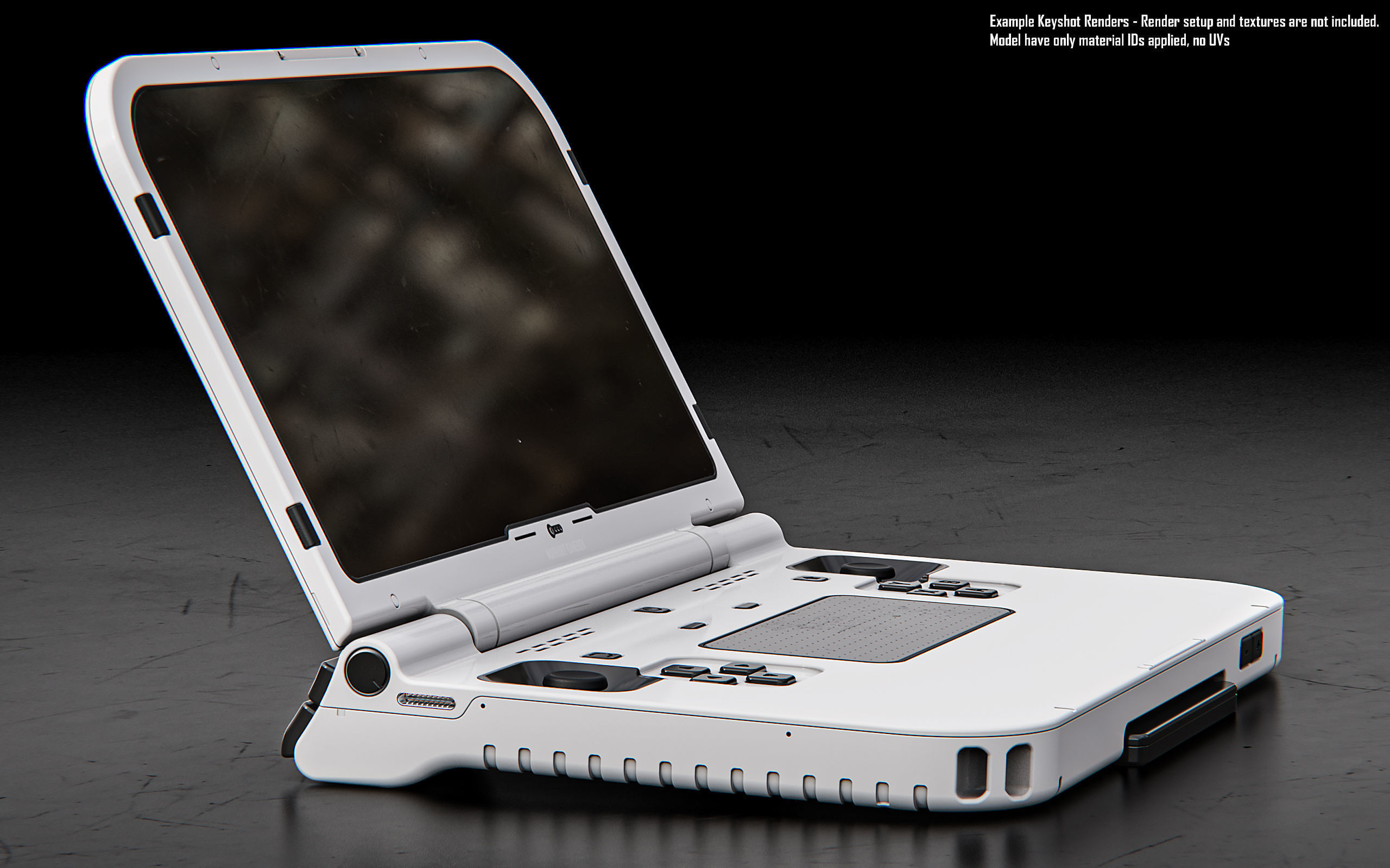 Portable Game Console Concept 3D model | CGTrader