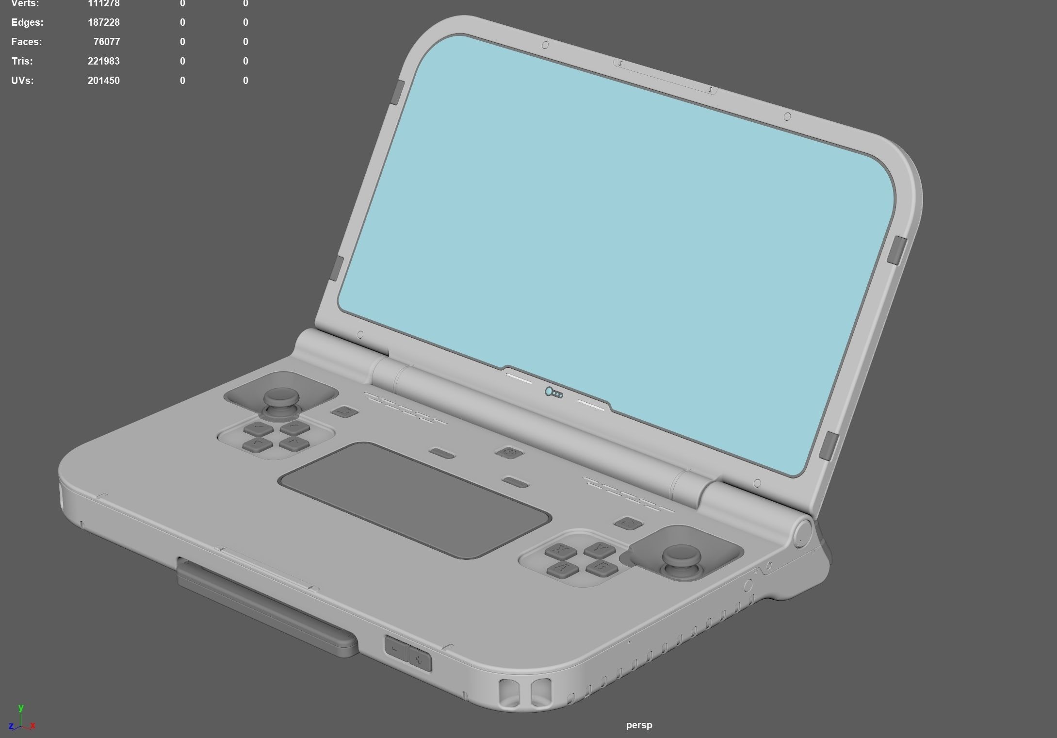 Portable Game Console Concept 3D model | CGTrader