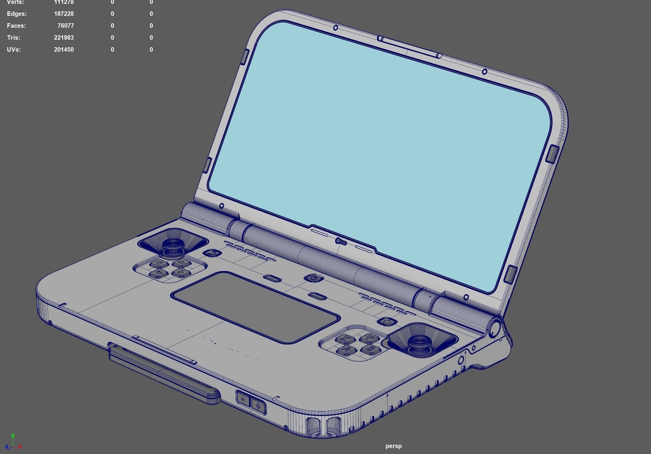 Portable Game Console Concept 3D model | CGTrader
