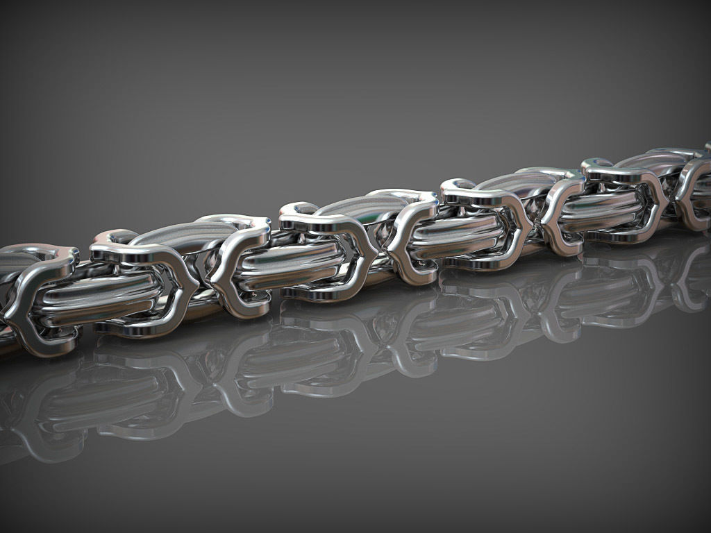 Chain Link 222 3D model 3D printable | CGTrader