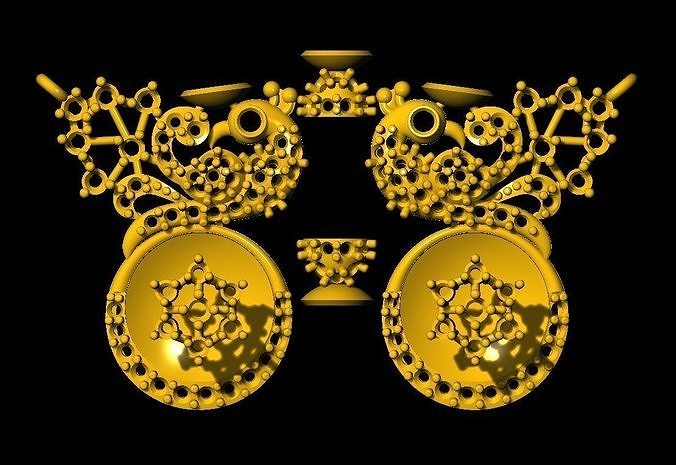 Tanmonia pendent 3D model 3D printable | CGTrader