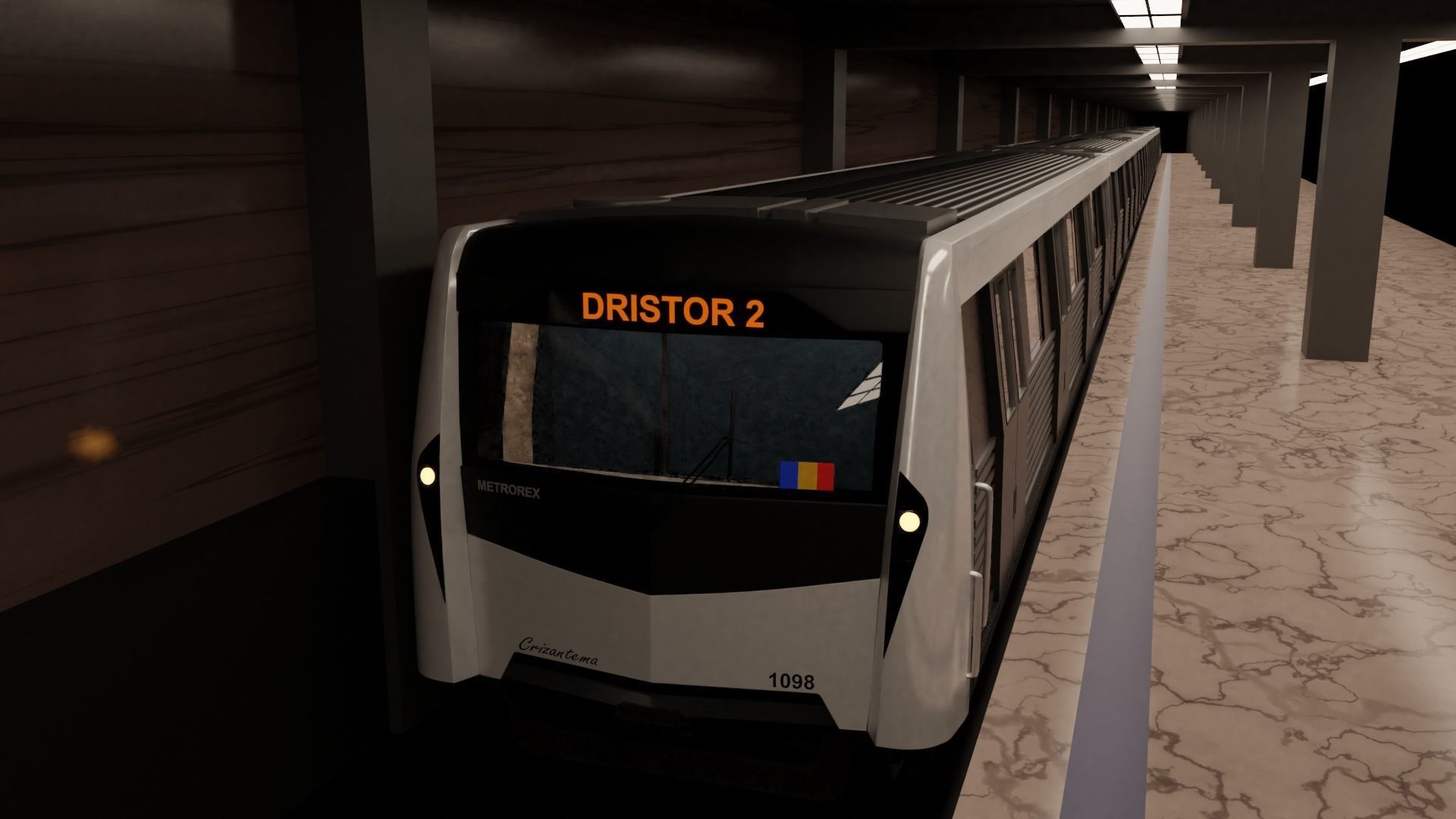 Metrorex Bucharest Subway 3D model | CGTrader