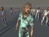 3D model Zombie Female Scrub VR / AR / low-poly | CGTrader
