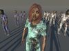 3D model Zombie Female Scrub VR / AR / low-poly | CGTrader