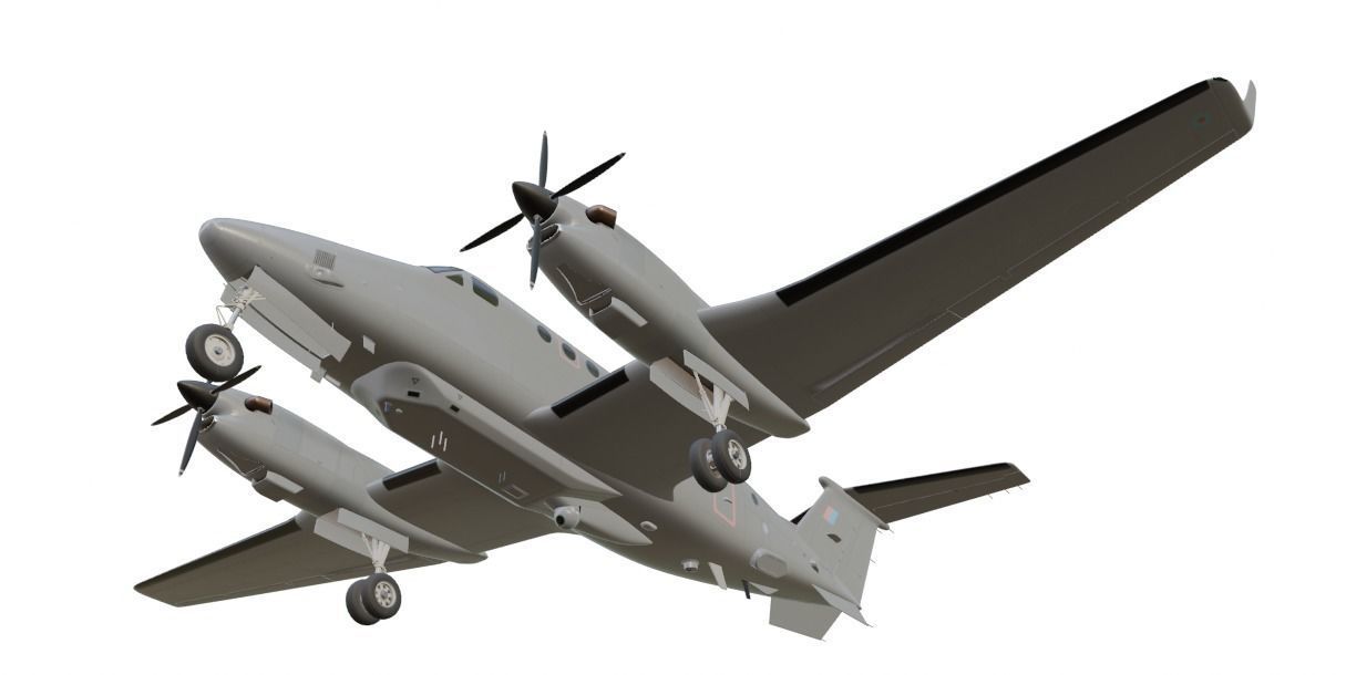 3D model Beechcraft - RAF - SHADOW R1 ISTAR Aircraft - VR / AR / low ...