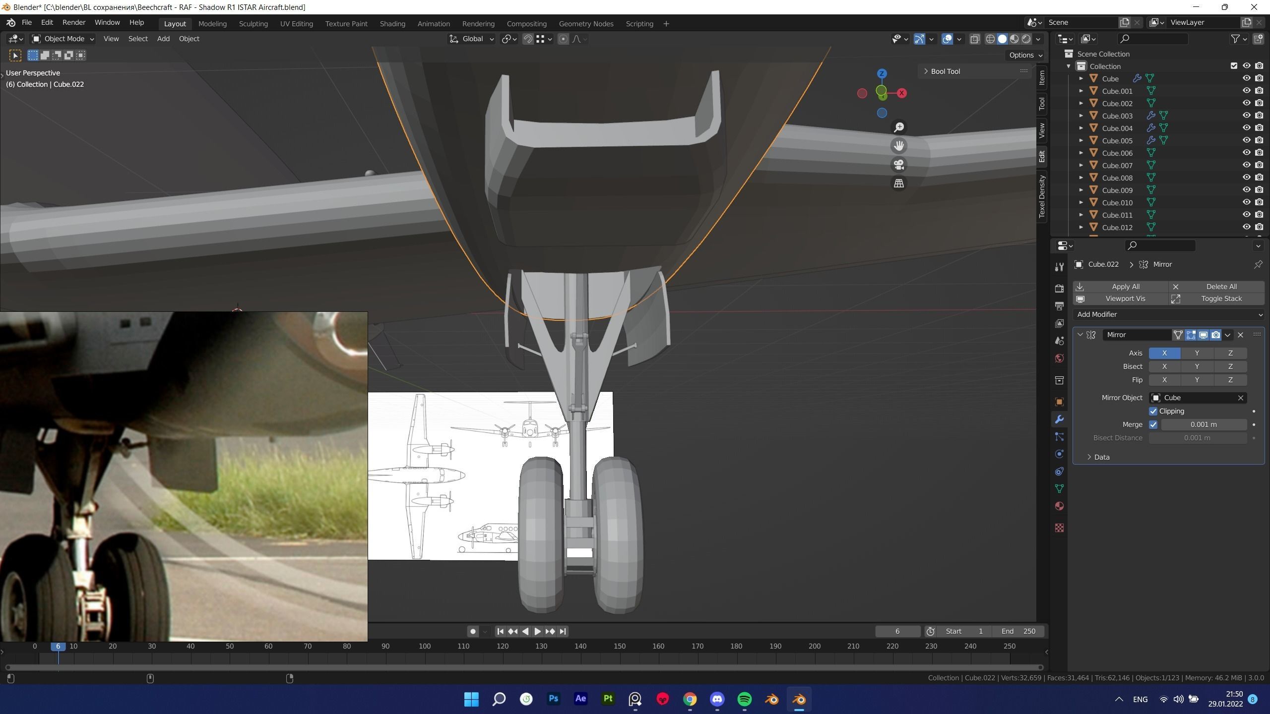 3D model Beechcraft - RAF - SHADOW R1 ISTAR Aircraft - VR / AR / low ...