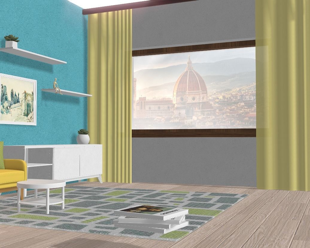 Walls with Windows free 3D model | CGTrader