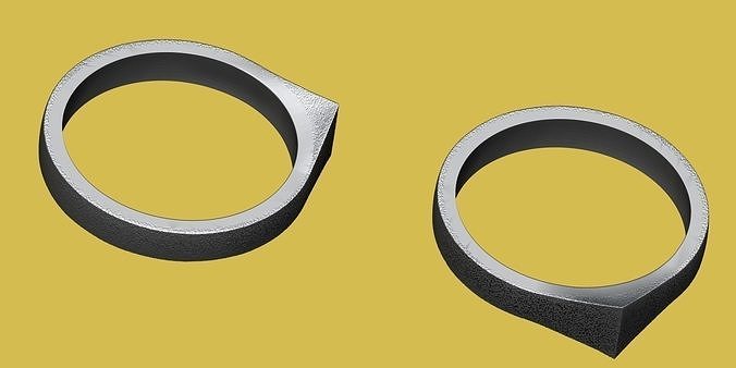 Pointy ring free 3D model 3D printable | CGTrader