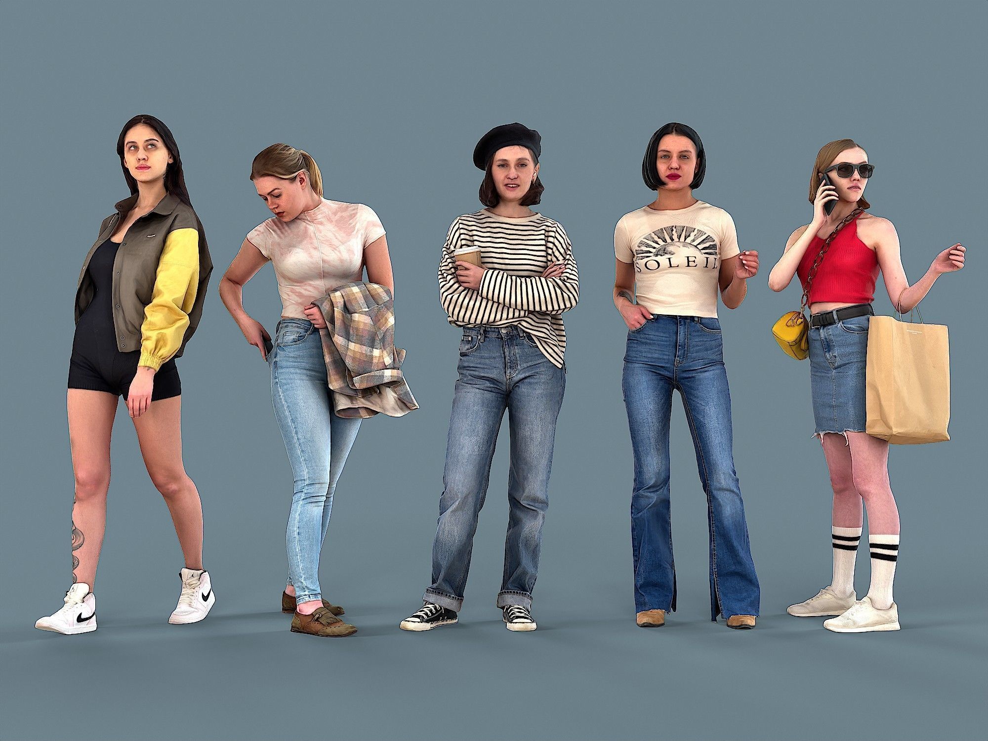 Photorealistic Characters Volume 03 3D Model Collection | CGTrader