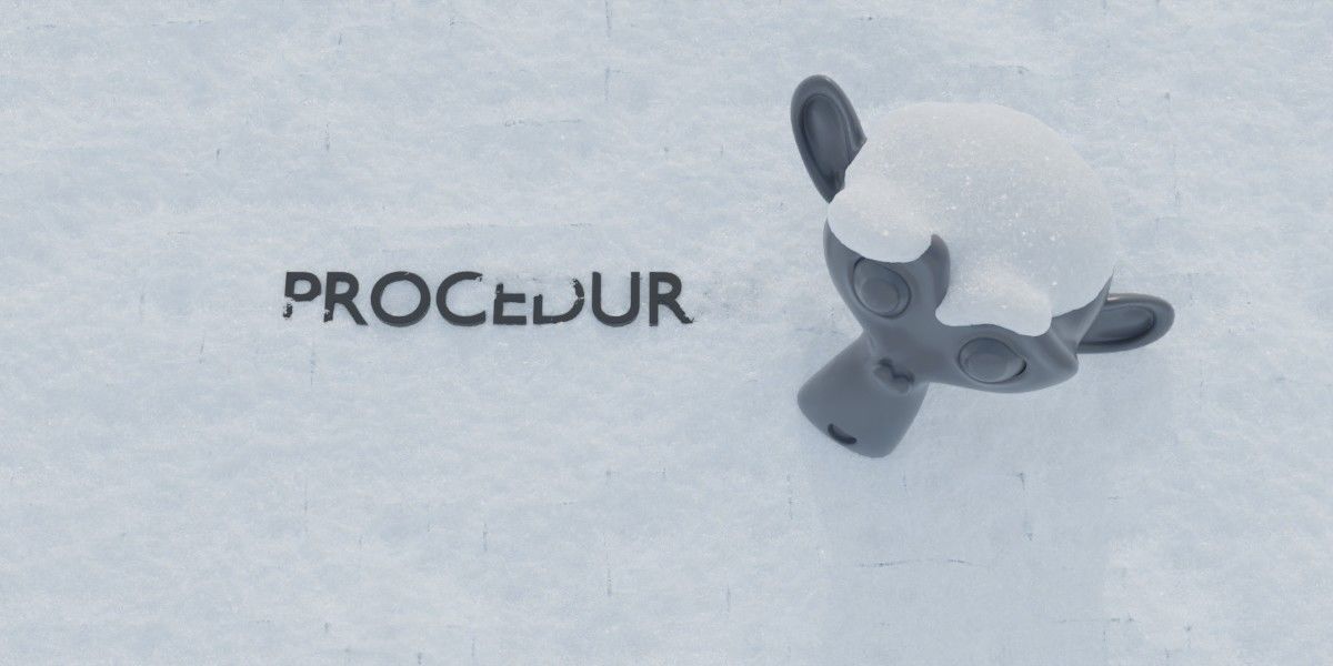 Procedural and Texture Snow Shader for Blender Texture | CGTrader