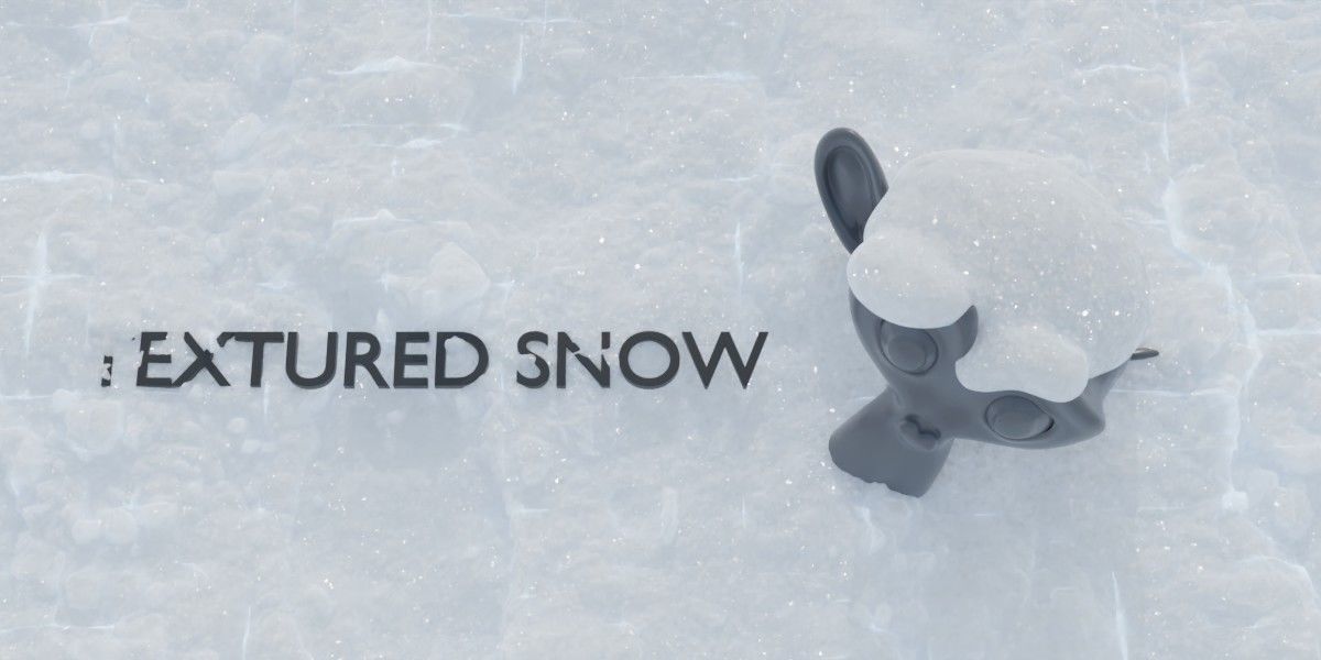 Procedural and Texture Snow Shader for Blender Texture | CGTrader