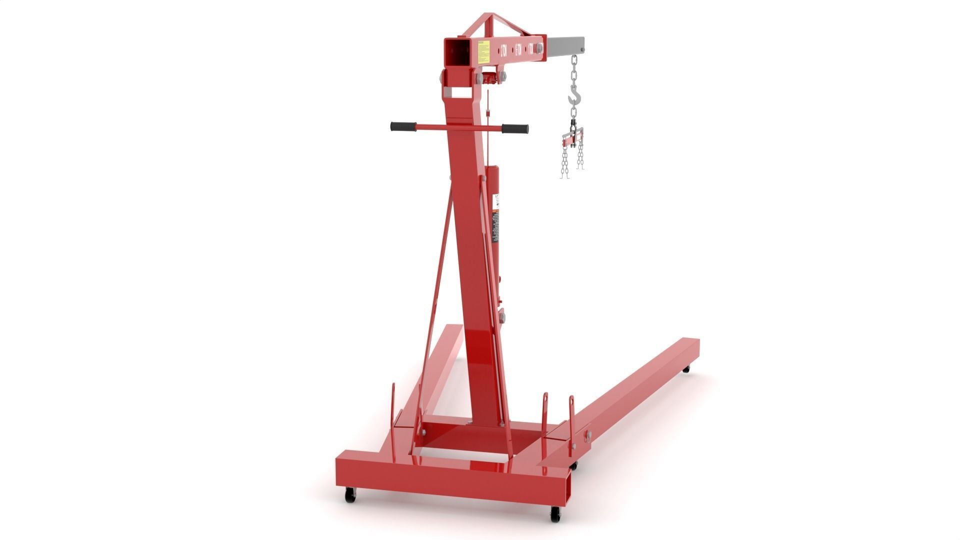 Engine Hoist v2 High Poly 3D model rigged | CGTrader