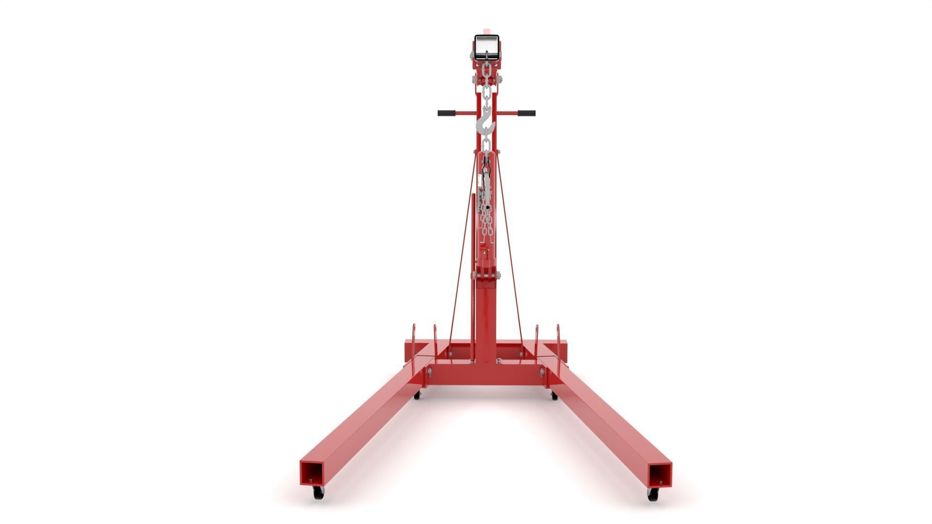 Engine Hoist v2 High Poly 3D model rigged | CGTrader