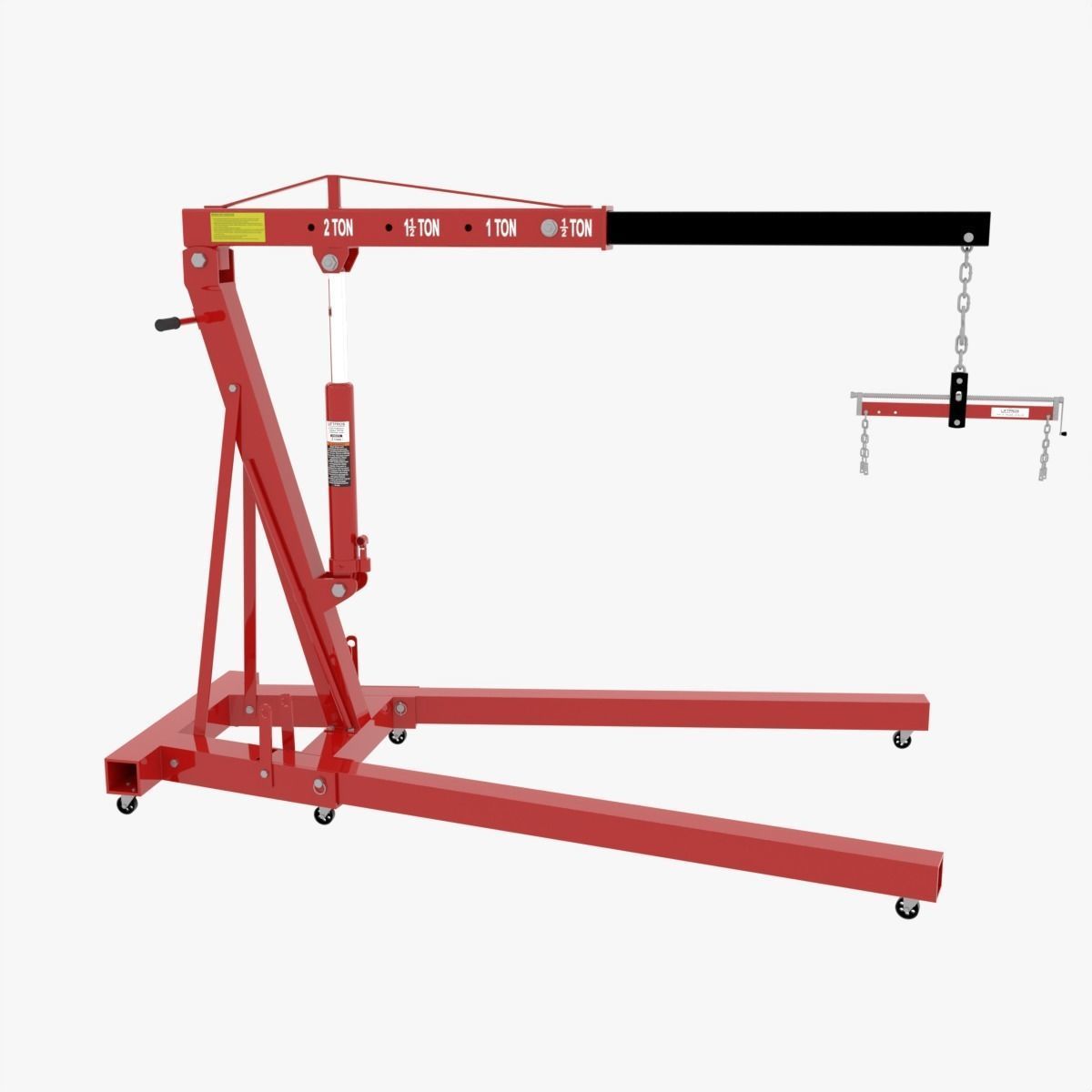 Engine Hoist v2 High Poly 3D model rigged | CGTrader