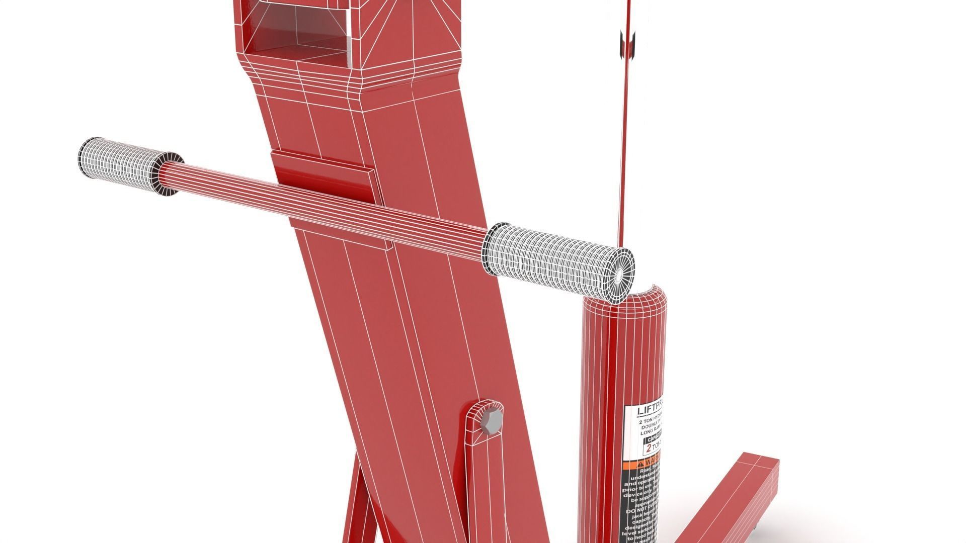 Engine Hoist v2 High Poly 3D model rigged | CGTrader