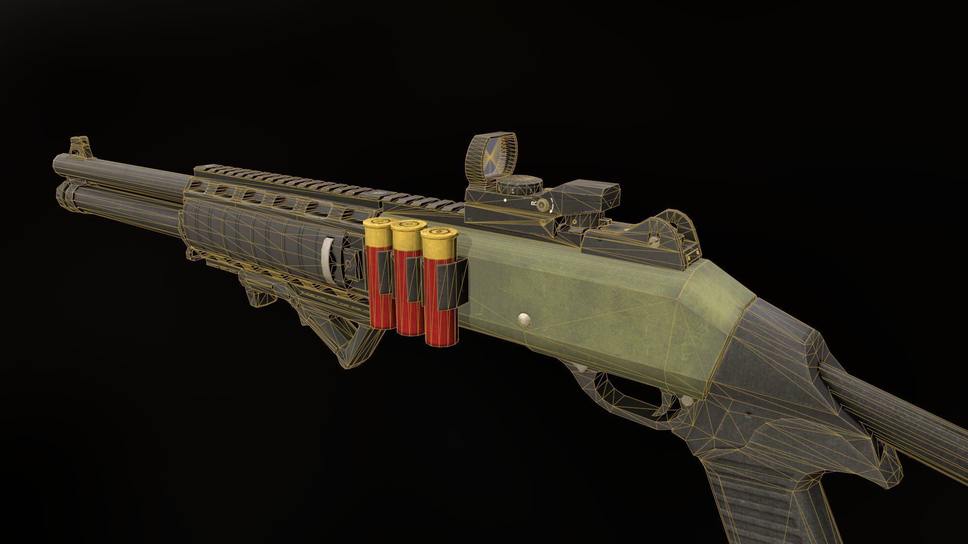 3D model Benelli M1014 VR / AR / low-poly | CGTrader