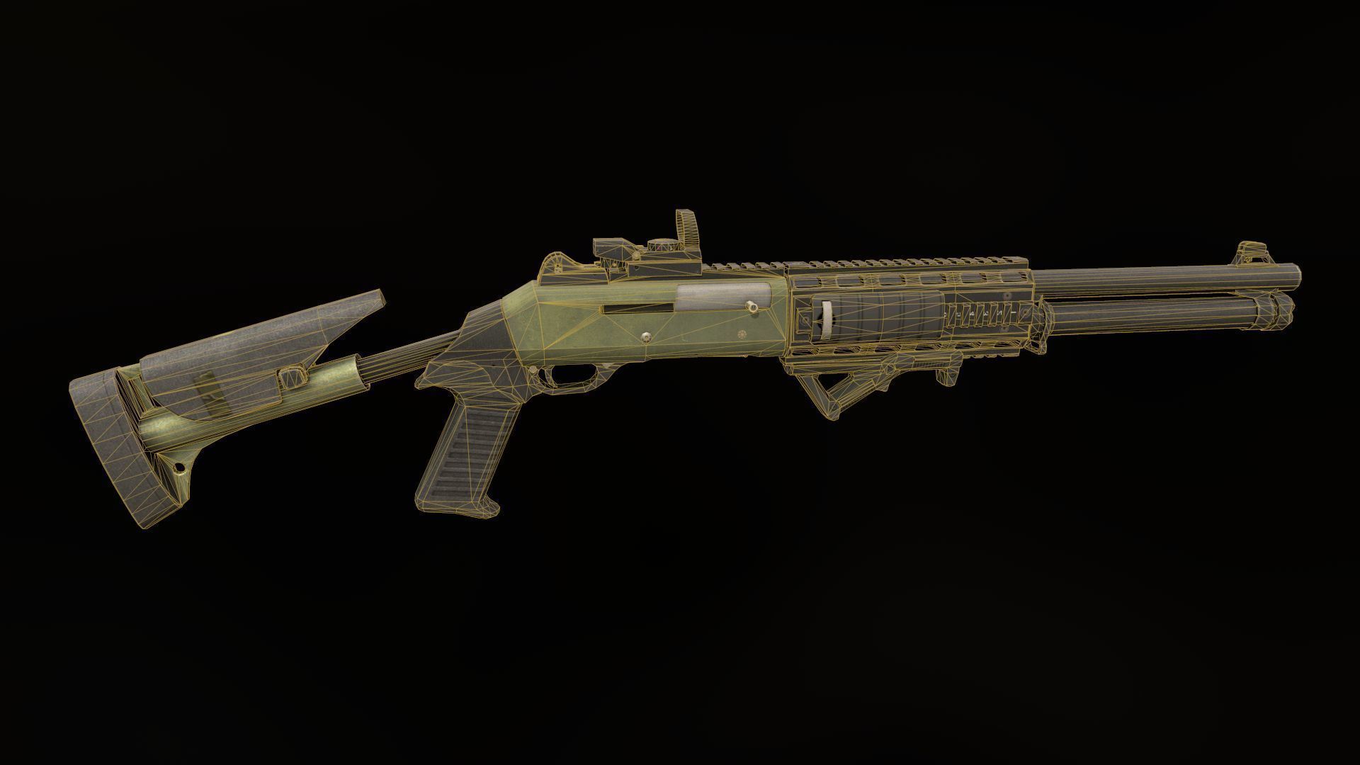 3D model Benelli M1014 VR / AR / low-poly | CGTrader