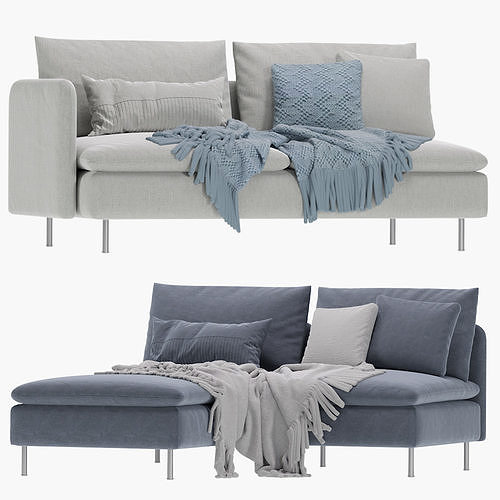 IKEA SODERHAMN SOFA 3D model | CGTrader