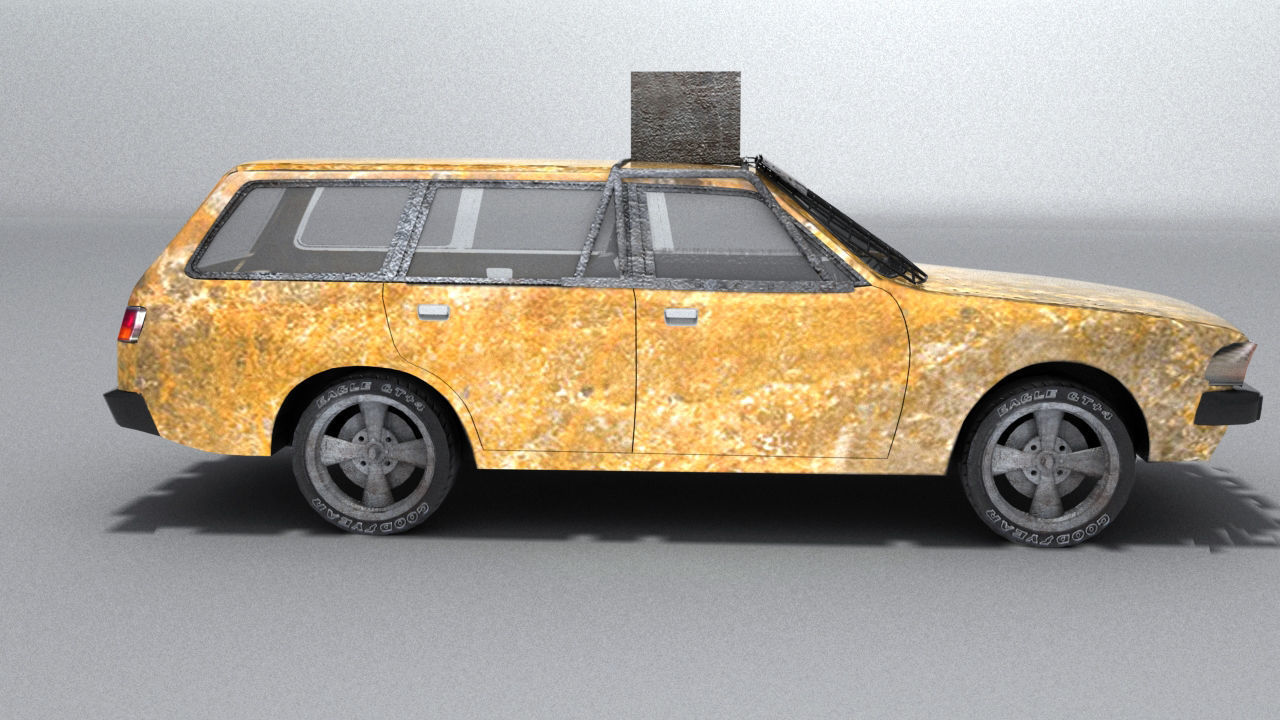 3D model Mitsubishi sigma wagon 1980 VR / AR / low-poly | CGTrader