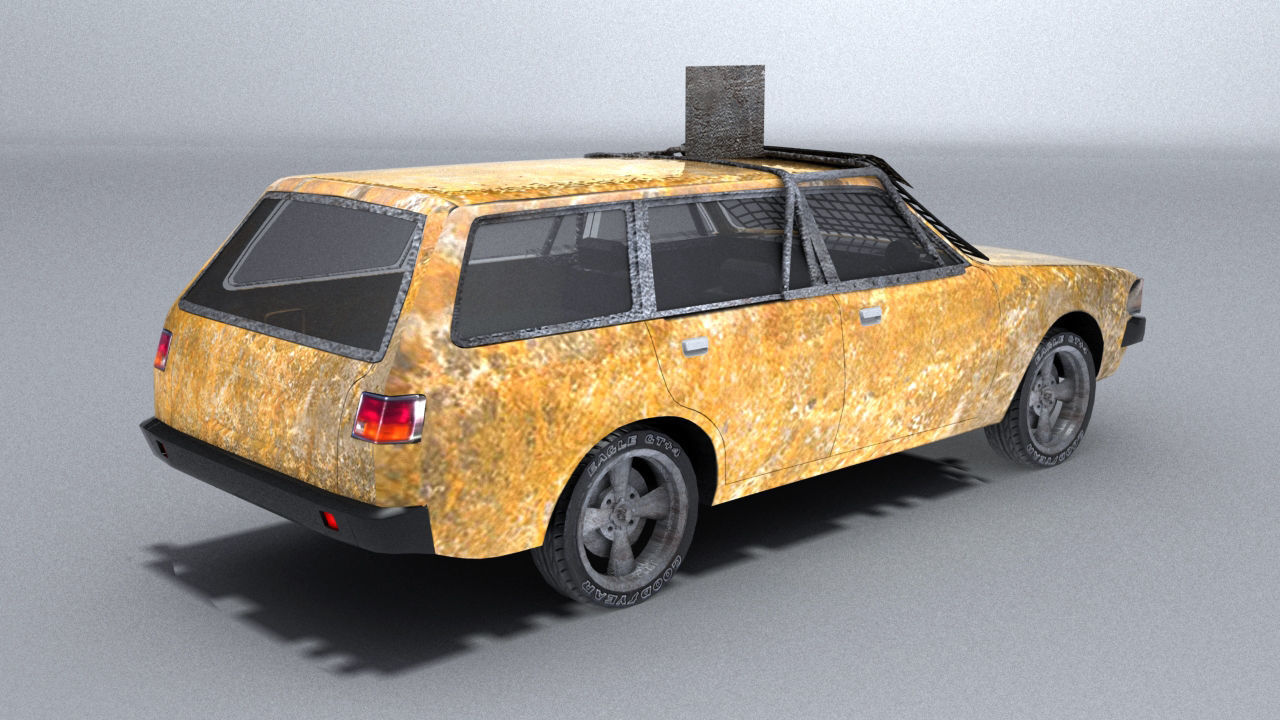 3D model Mitsubishi sigma wagon 1980 VR / AR / low-poly | CGTrader
