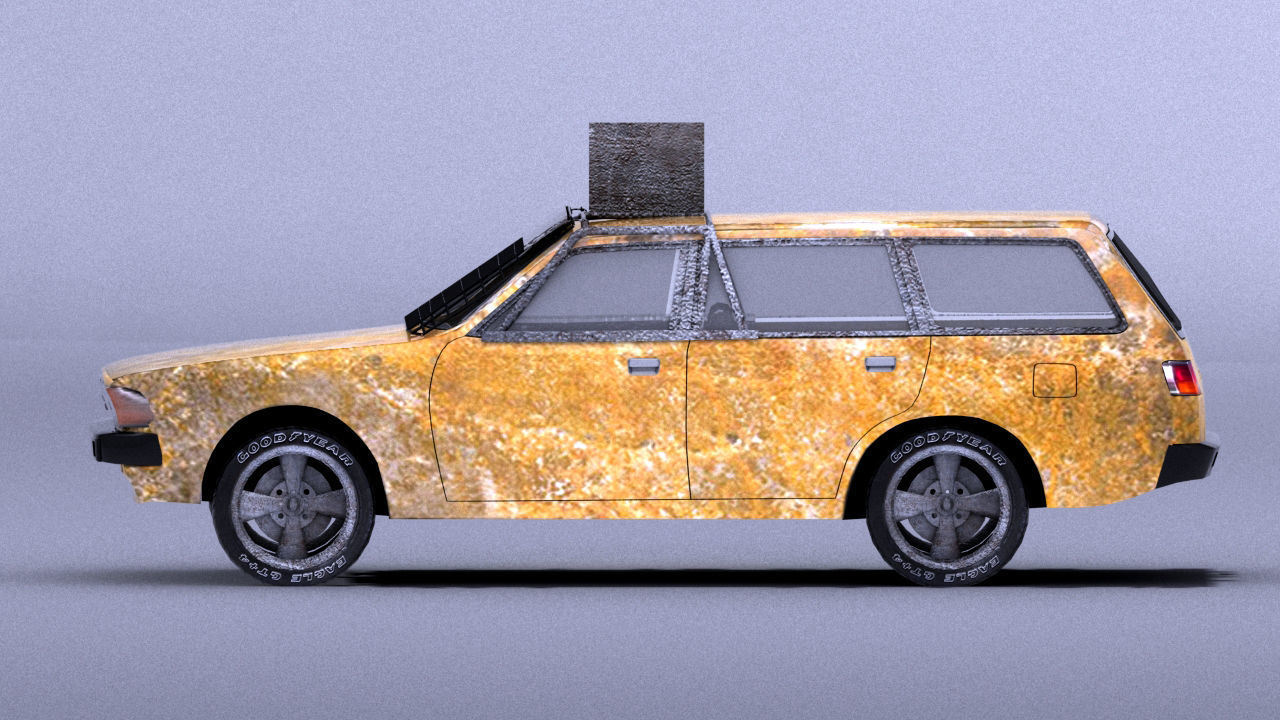 3D model Mitsubishi sigma wagon 1980 VR / AR / low-poly | CGTrader