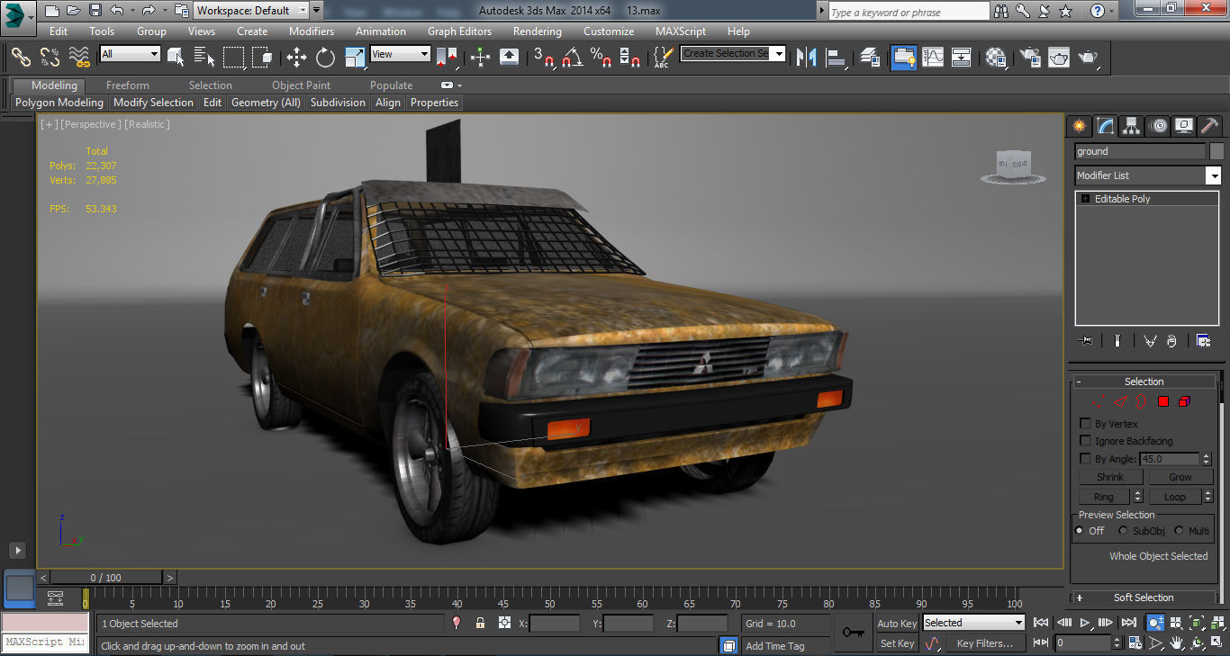 3D model Mitsubishi sigma wagon 1980 VR / AR / low-poly | CGTrader