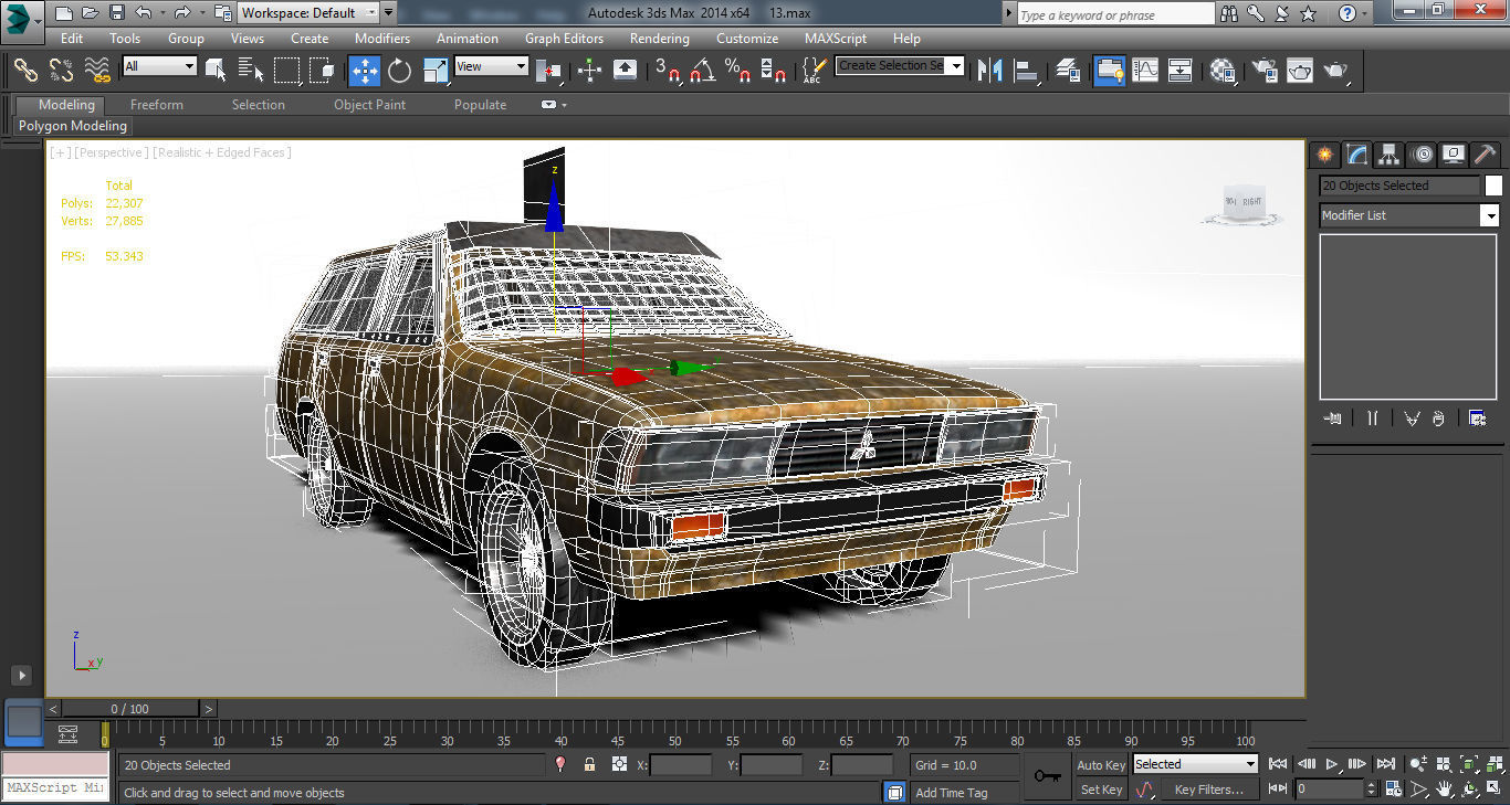 3D model Mitsubishi sigma wagon 1980 VR / AR / low-poly | CGTrader