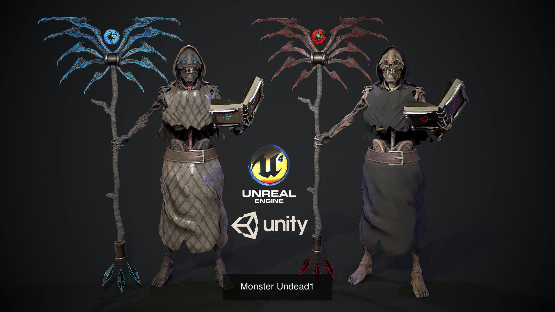 3D Model Collection Monster pack 2 VR / AR / low-poly | CGTrader