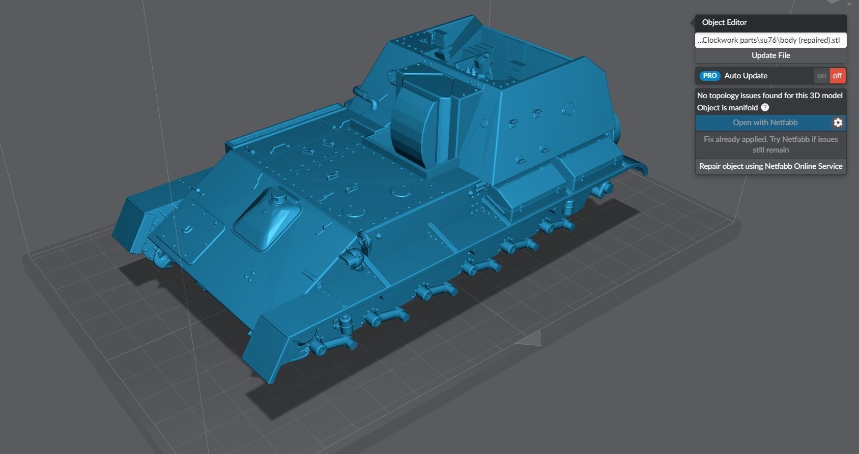 SU 76m Scale model 3D model 3D printable | CGTrader