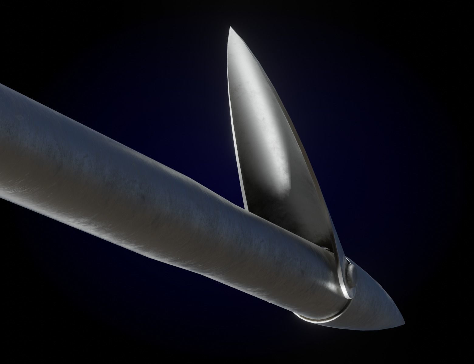 3D model Steel Harpoon VR / AR / low-poly | CGTrader