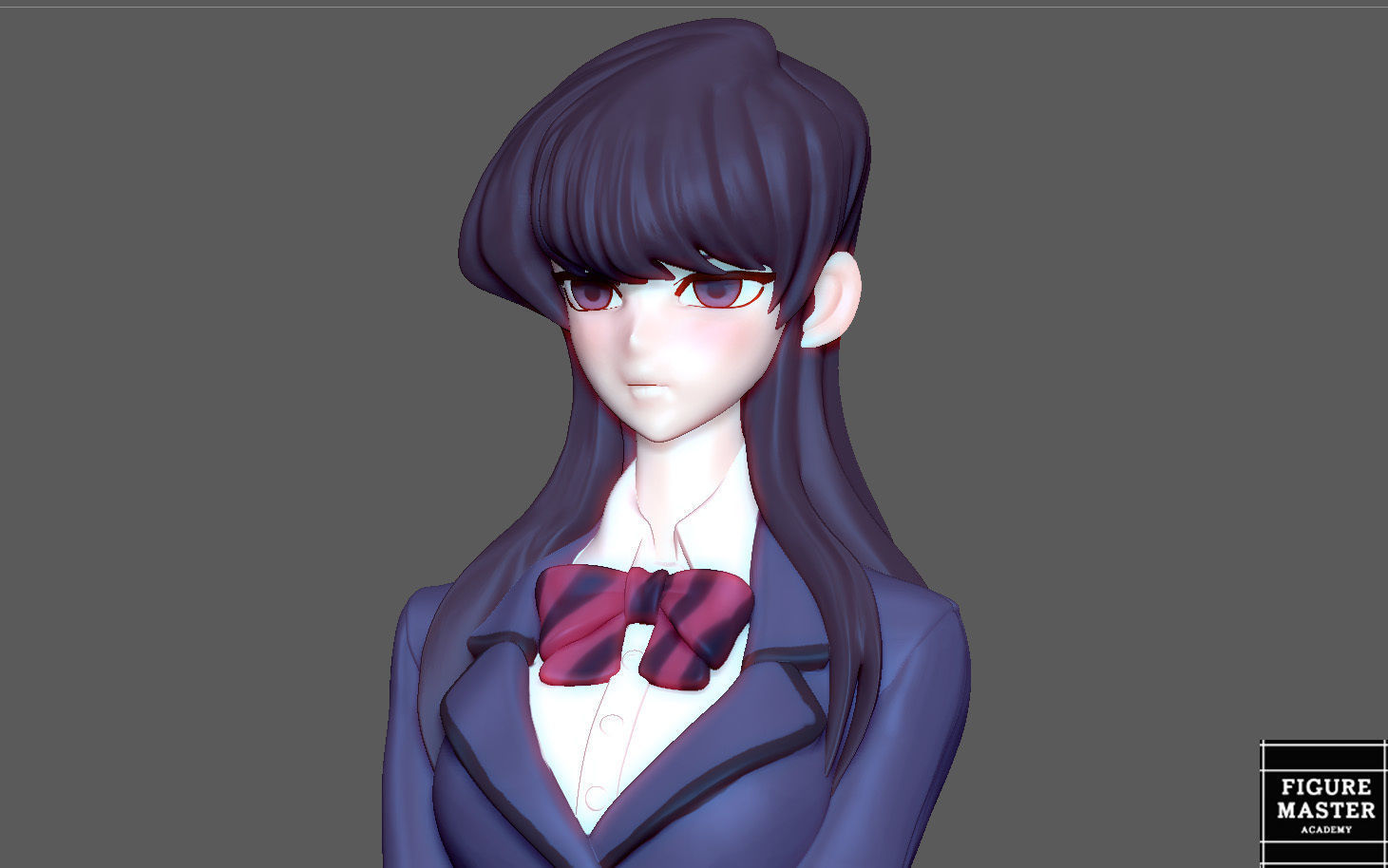 KOMI SAN KOMI CANT COMMUNICATE ANIME GIRL 3D model 3D printable | CGTrader
