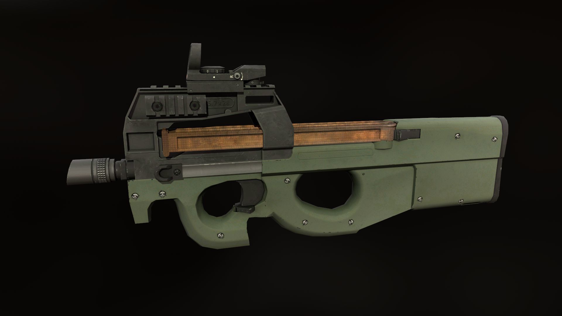 3D model FN P90 VR / AR / low-poly | CGTrader