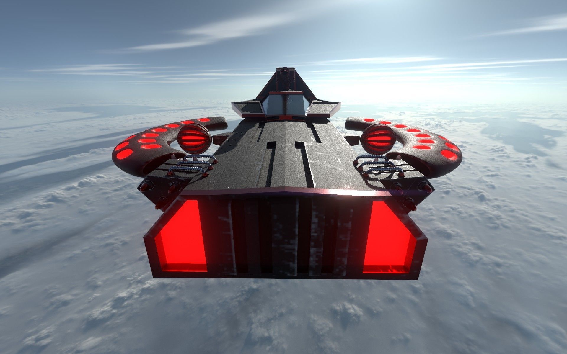 Magnetic Ship 3D model | CGTrader