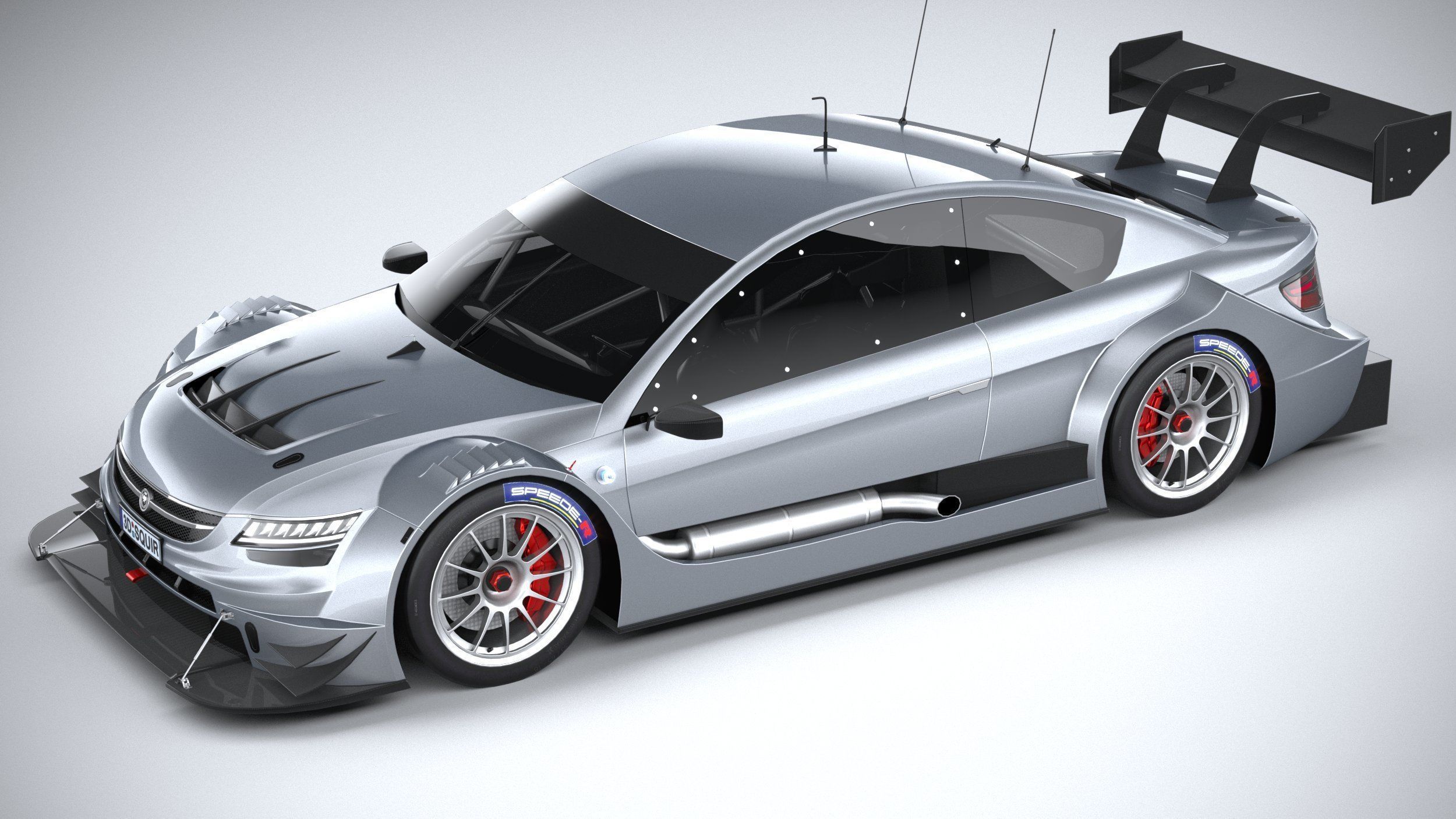 Generic Race Car DTM 2022 LowPoly 3D model | CGTrader