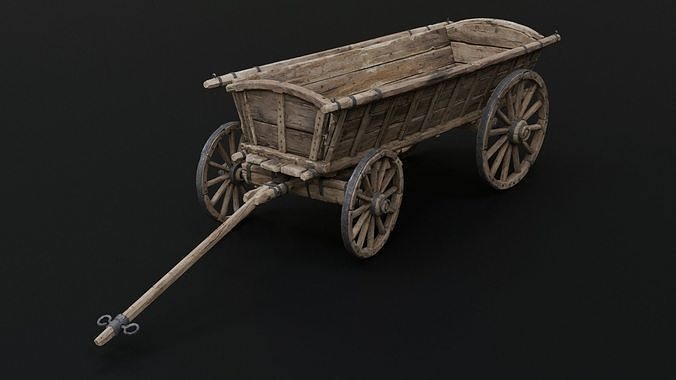 Wagon Medieval 3D model | CGTrader