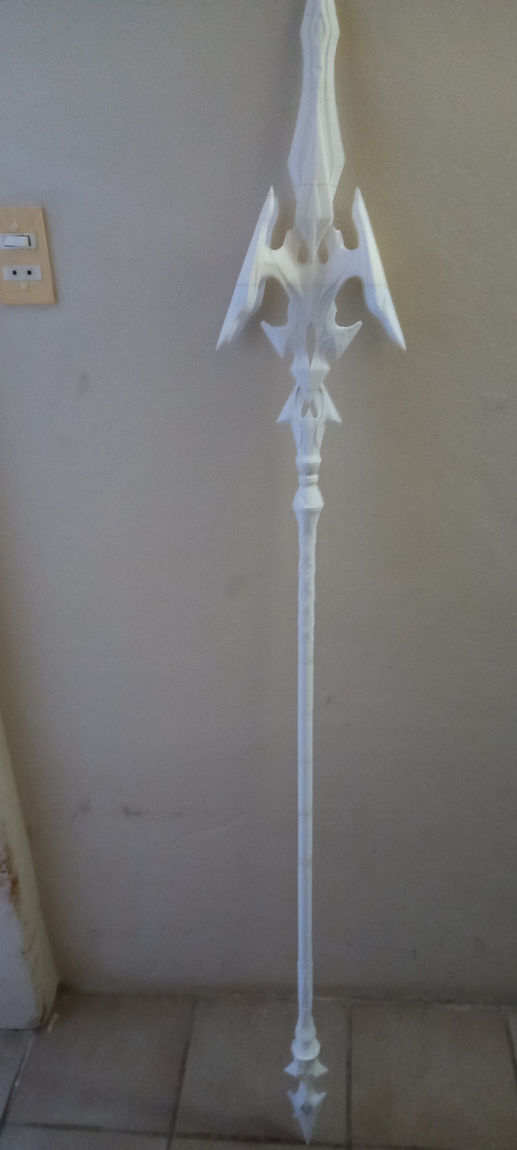genshin impact polearm Calamity Queller shenhe 3D model 3D printable ...