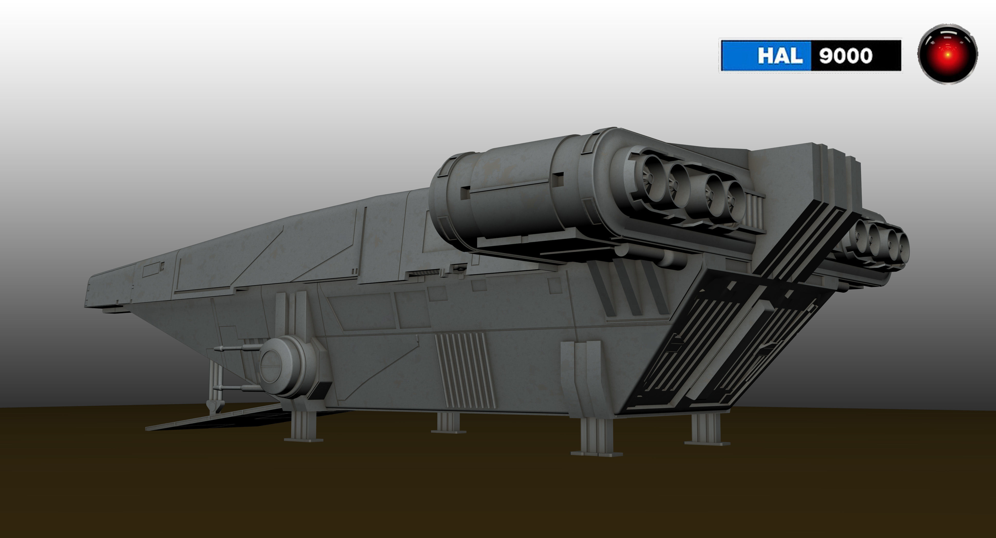 Imperial transport 3D model | CGTrader