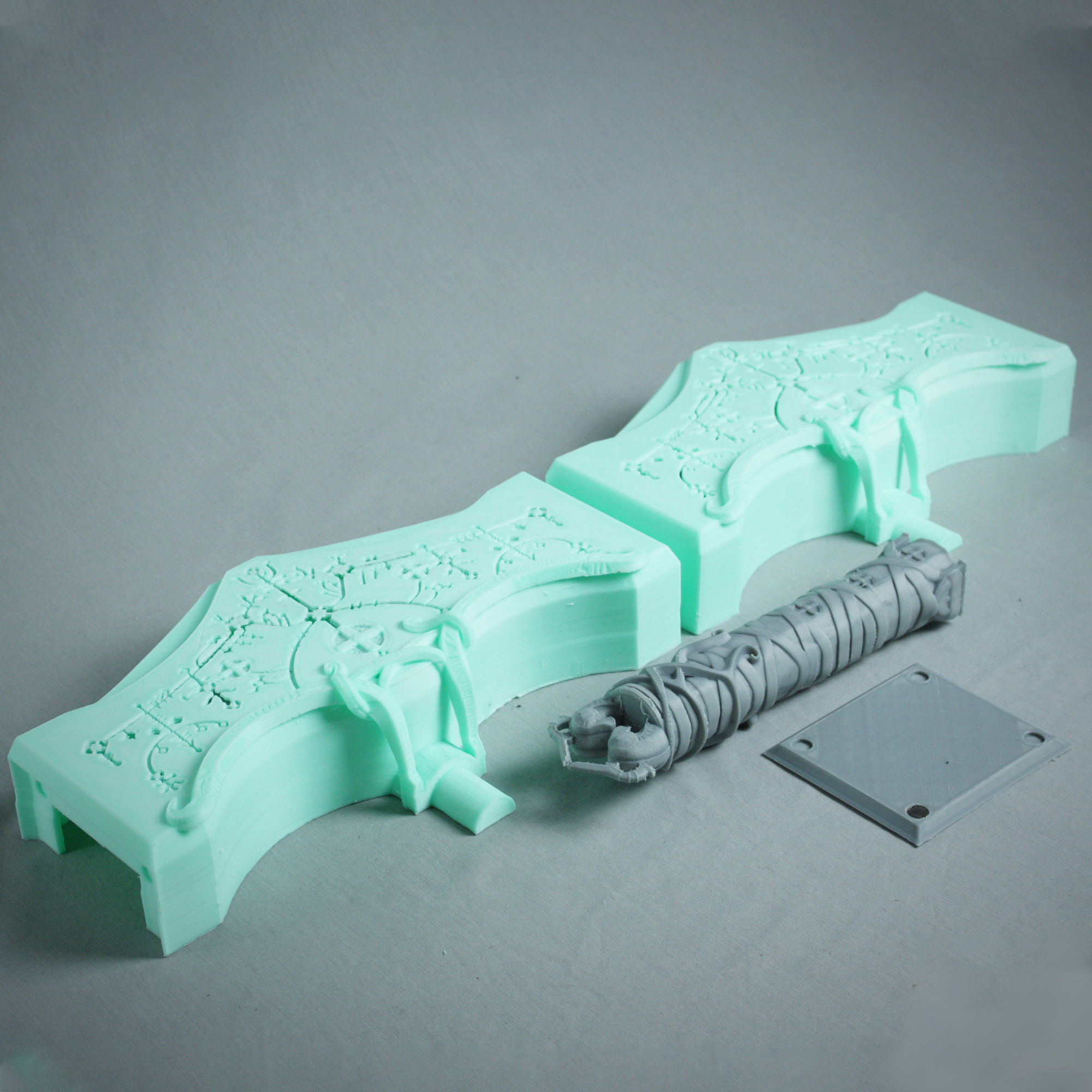 GOD OF WAR THOR HAMMER STL 3MF 3D PRINTING FILE LED COMPATIBLE 3D model ...