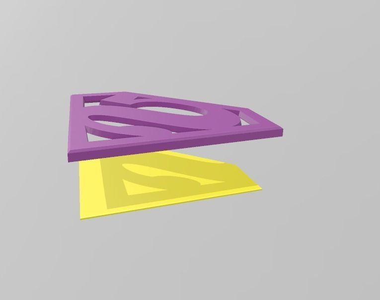 Bizzaro Superman Chest Emblem 3D model 3D printable | CGTrader
