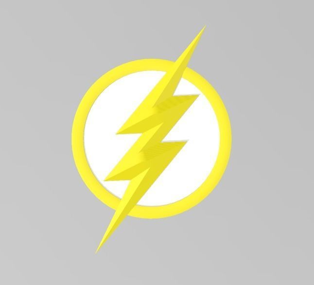 Flash Chest Emblem 3D model 3D printable | CGTrader