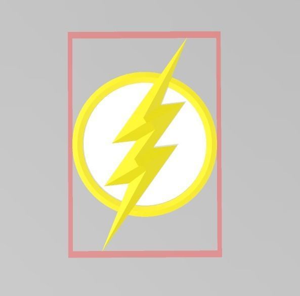 Flash Chest Emblem 3D model 3D printable | CGTrader