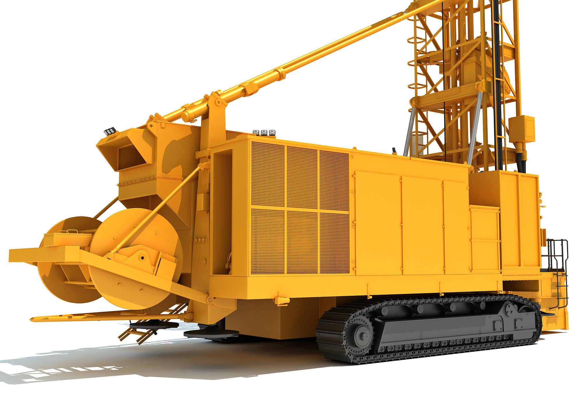Rotary Drilling Rig 3D model | CGTrader