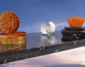 Mooncake 3D Models | CGTrader