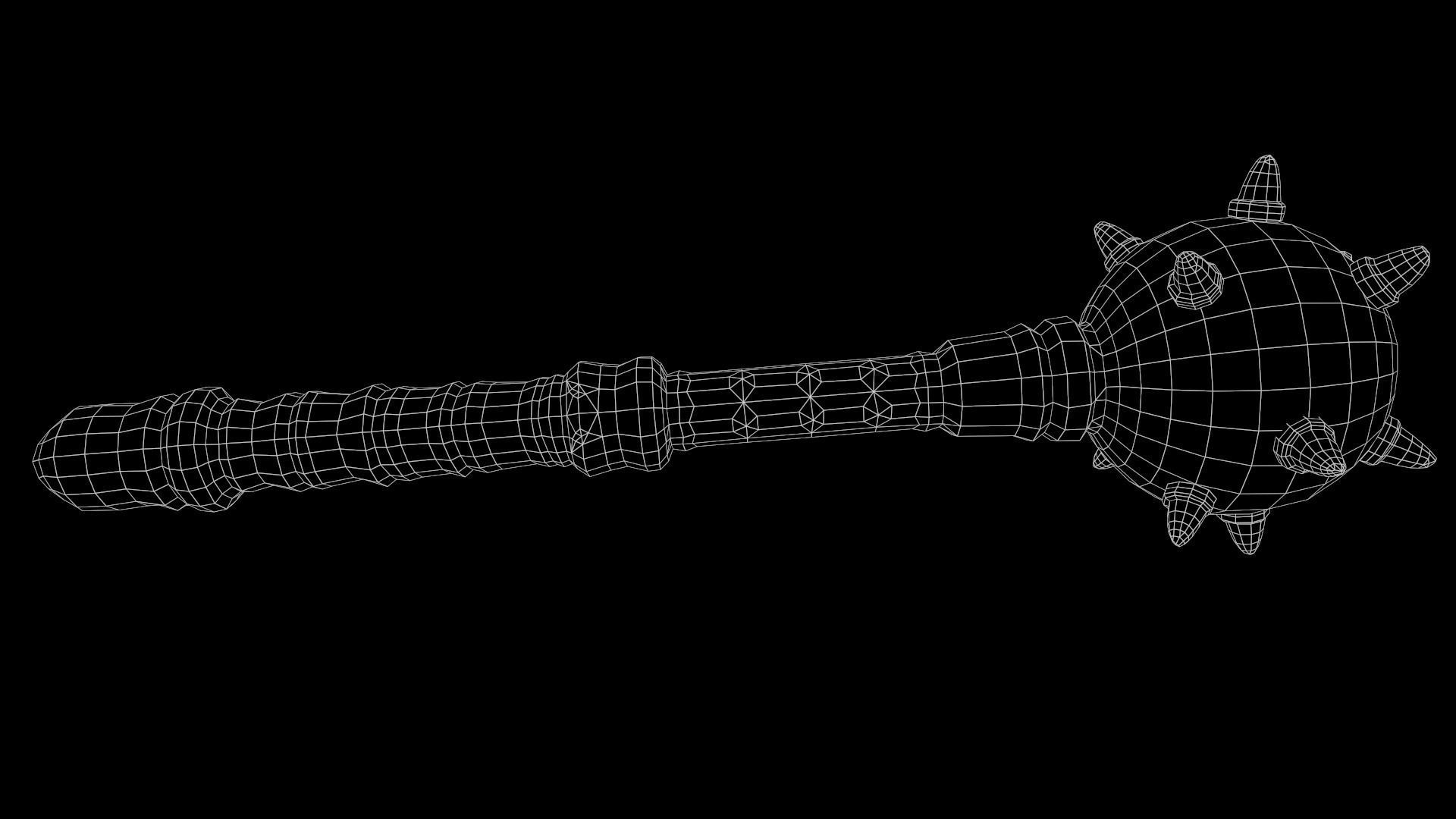 3D model Mace 3D VR / AR / low-poly | CGTrader