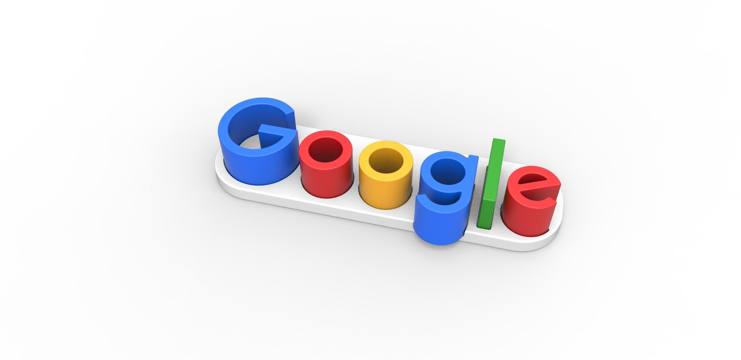 3D printable Google logo 3D model 3D printable | CGTrader