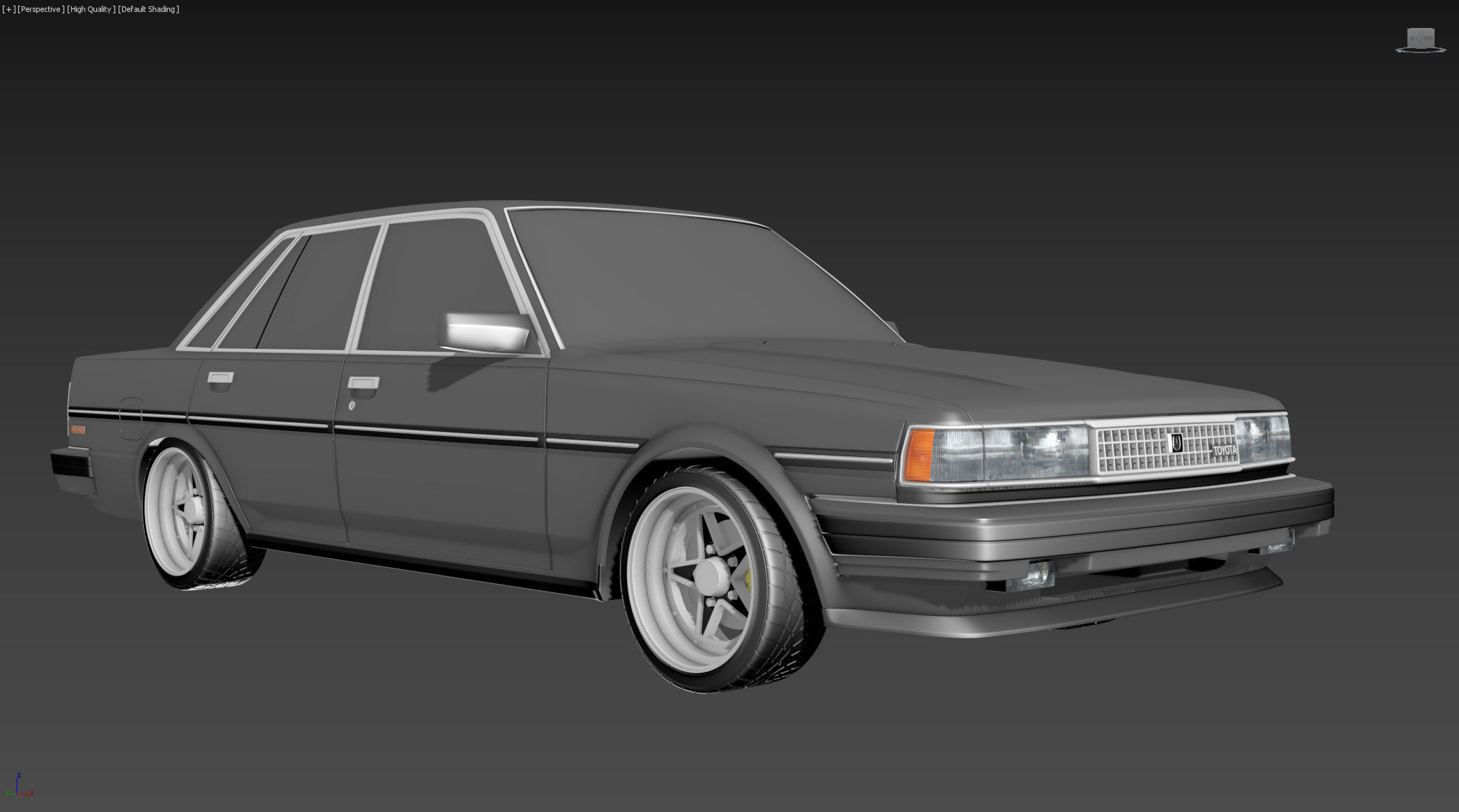 Toyota Cressida X70 1984-1988 3D model | CGTrader