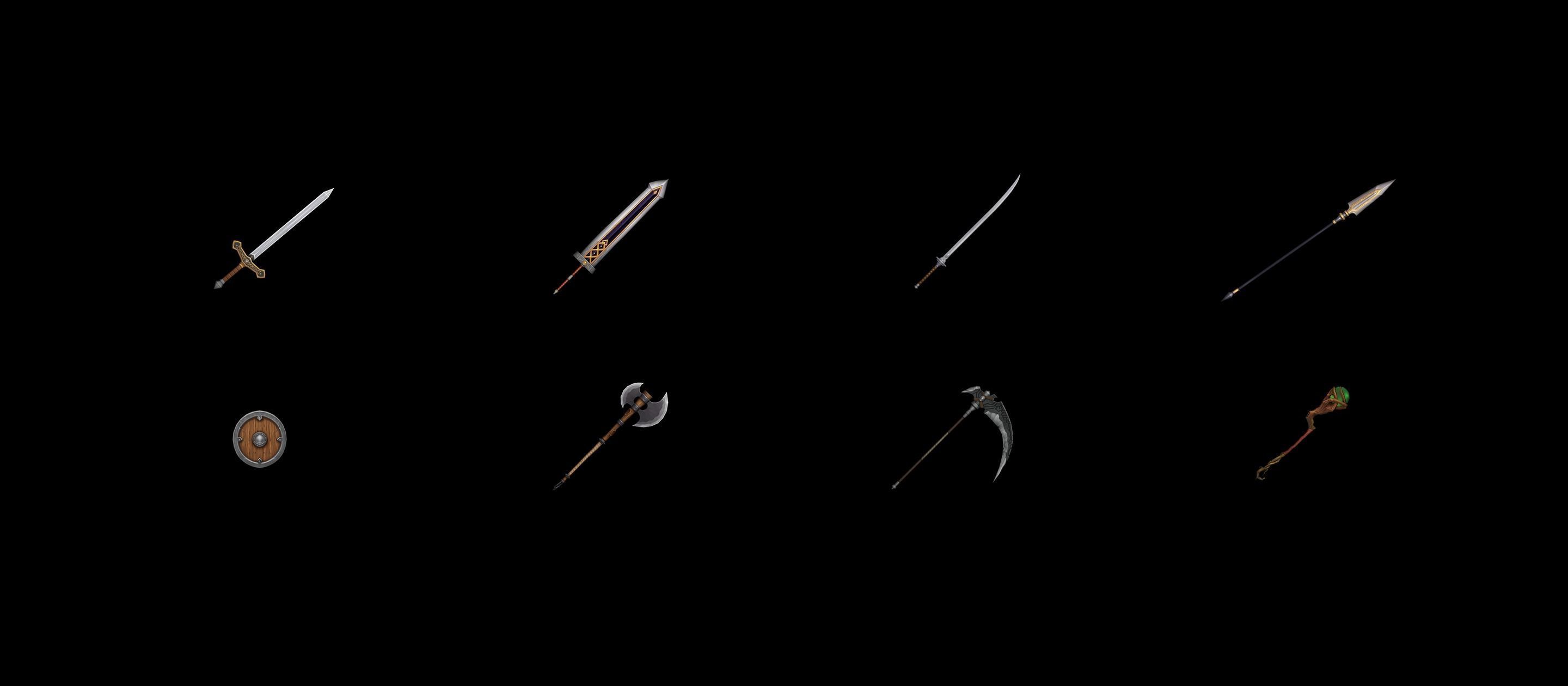 Ultimate Weapon Collection - 500 Weapons VR / AR / low-poly | CGTrader